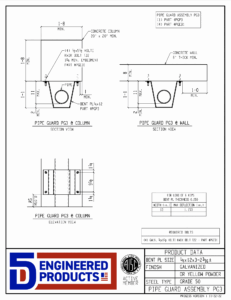 PG3-G BENT PLATE 1/4 Pipe Guard | D5 Products