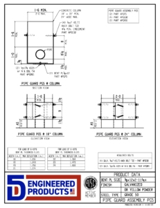 PG5-G BENT PLATE 3/8 Pipe Guard | D5 Products